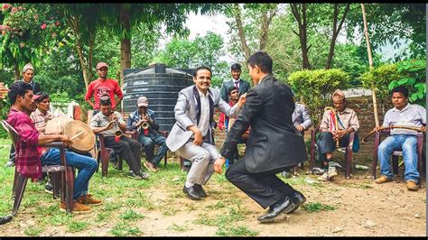 Nepali Panche Baja Dance At Wedding In Gorkha Nepal Youtube