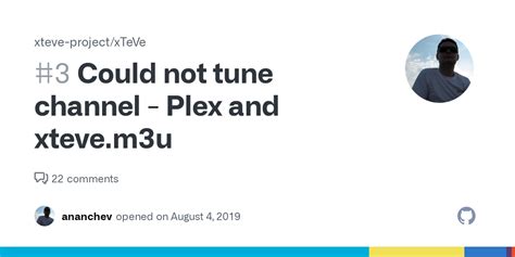 Could Not Tune Channel Plex And Xteve M U Issue Xteve Project XTeVe GitHub