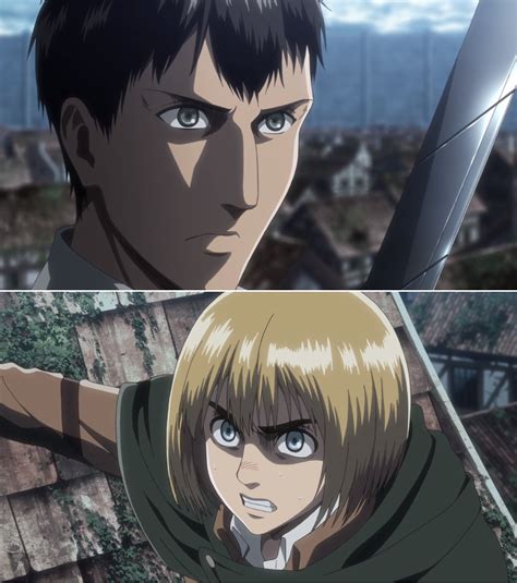 Attack On Titan Armin Vs Colossal Titan Aotwallpaper Attack On Titan