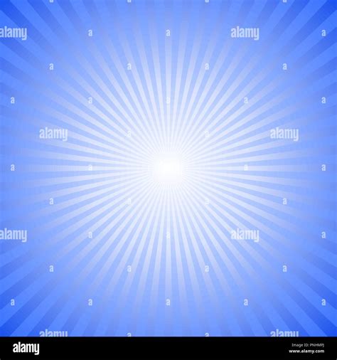 Blue Gradient Abstract Star Burst Background Hypnotic Vector Graphic