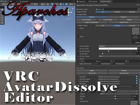 Ttool Vrc Avatar Dissolve Editor Unity Tool V101 Ripperstore
