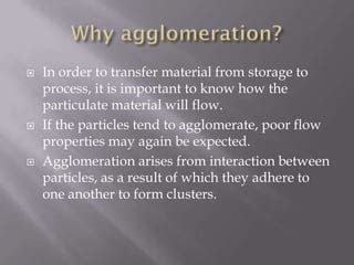 Agglomeration PPTX Physics Science