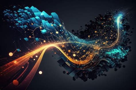 Premium Photo Artificial Intelligence Big Data Information Flow