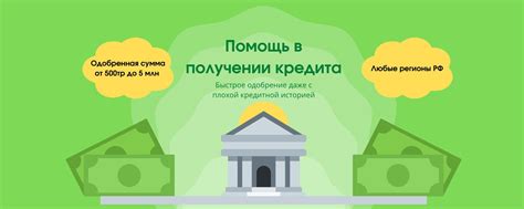 Помощь в получении кредита Работаем со всеми регионами РФ 2025