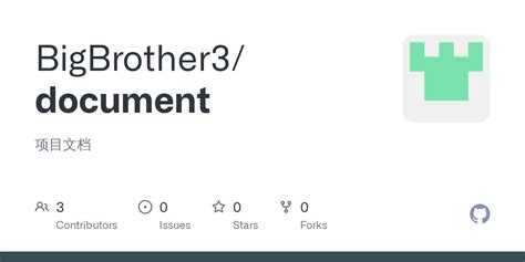 GitHub BigBrother document 项目文档