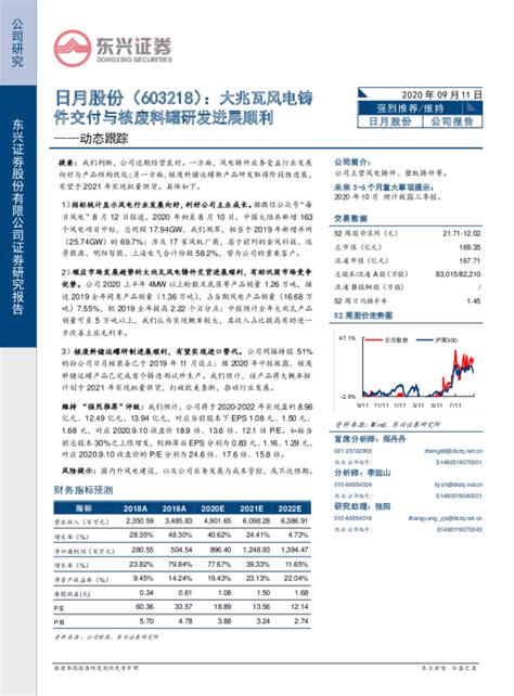 大兆瓦风电铸件交付与核废料罐研发进展顺利