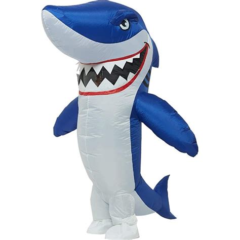 Adults Inflatable Shark Costume Halloween Blow Up Costumes