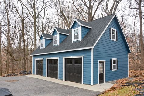 Prefab Garages From Lancaster PA Modular 2 3 Car 2 Story
