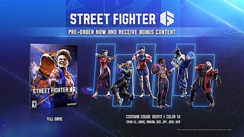 Street Fighter 6 Pre Order Guide Bonuses And Whats In Each Edition