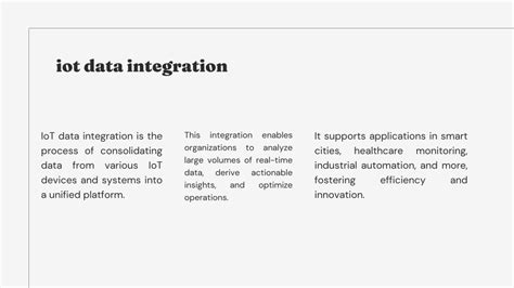 Ppt Iot Data Integration Strategies For Streamlined Operations