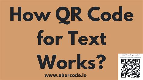 QR Code For Text Free QR Code Generator