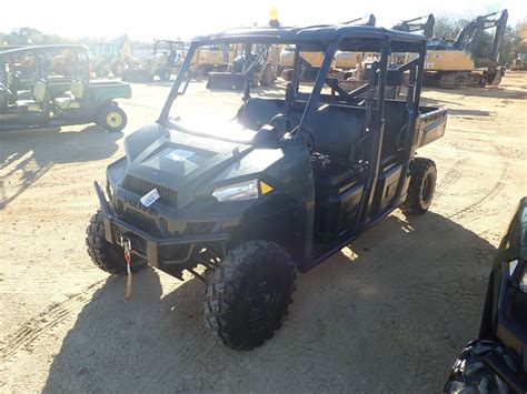 2016 Polaris 900 Utv Vin Sn 4xarvad18gt134028 4x4 Diesel Engine Crew Cab Canopy Dump Body Wi
