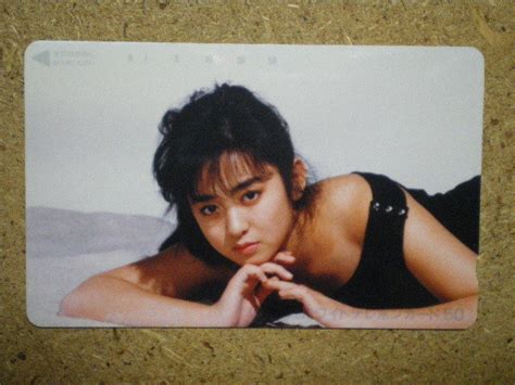 Yahooオークション Saito・斉藤由貴 未使用 50度数 貼テレカ I