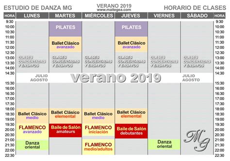 Clases De Baile En Verano Estudio De Danza Mg