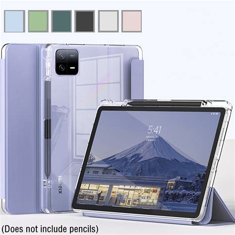 Capa Para Tablet Xiaomi Redmi Pad Se 11 Polegadas De Couro Tpu Macio Com Três Dobras E