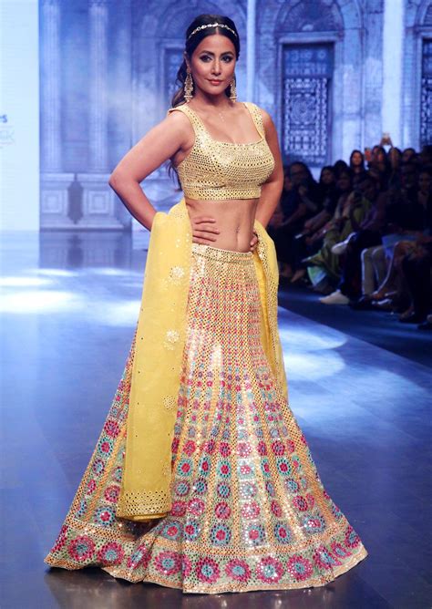 Like Hina Khan S Mirror Work Choli Rediff Get Ahead