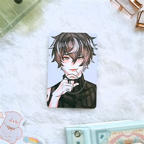 Jual Vtuber Indonesia Photocard By Onintwin Harris Caine Mikazuki