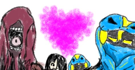 スクリーム・ドーパント 蛇女ラブコフとスクリーム・ドーパントの乳合わせ セクションカオスのイラスト Pixiv