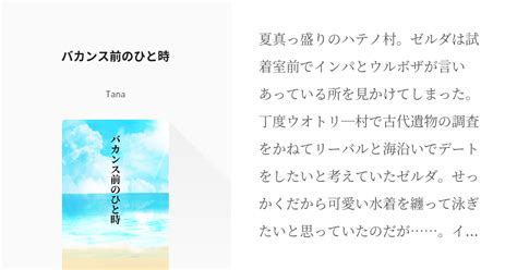 ゼルダの伝説 リンミファ バカンス前のひと時 Tanaの小説 Pixiv