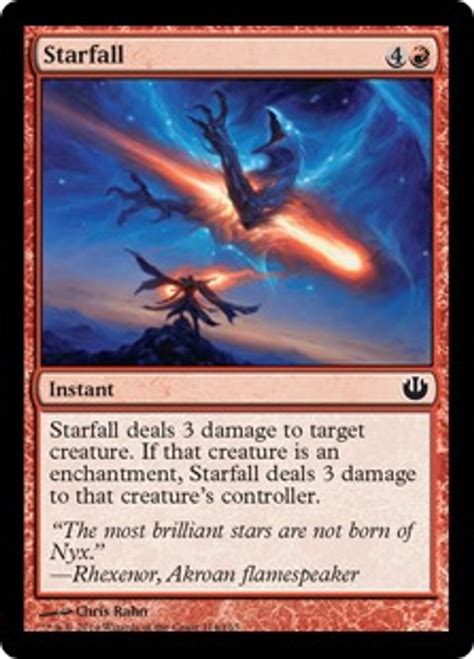 Magic The Gathering Journey Into Nyx Single Card Common Starfall 114