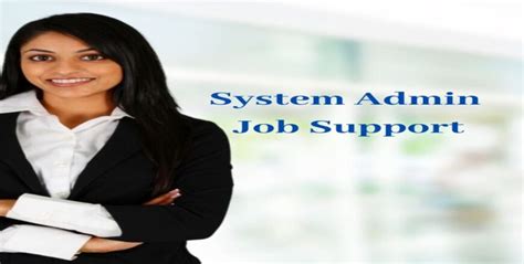 System Admin Job Support System Admin Training Arittechnologies