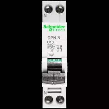 SCHNEIDER CURVE C KA DOUBLE POLE MCB CIRCUIT BREAKER DPN N Used Circuit Breaker