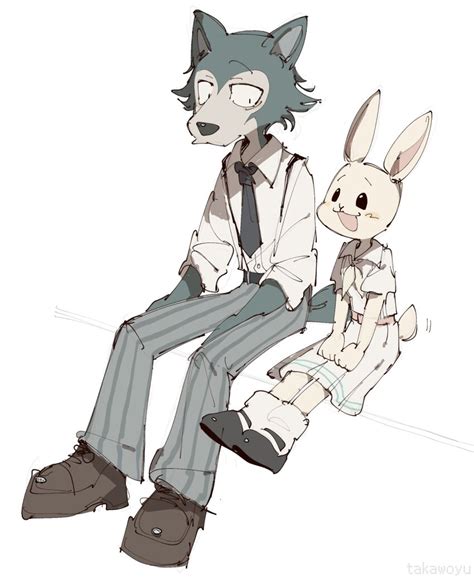 Takawoyu Haru Beastars Legoshi Beastars Black Footwear Brown