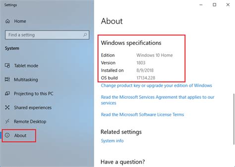How To Check For Windows Specification Details