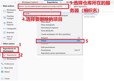 如何删除plasticscm远程仓库 csdn博客