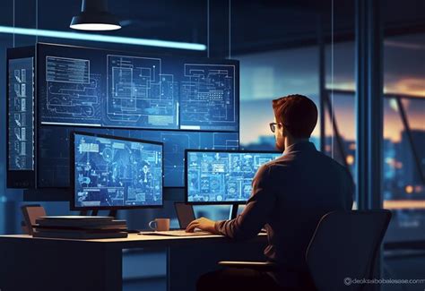 Premium Ai Image Photo Portrait Of Software Developer Doing Working