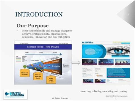 Shaping Tomorrow Introduction Ppt