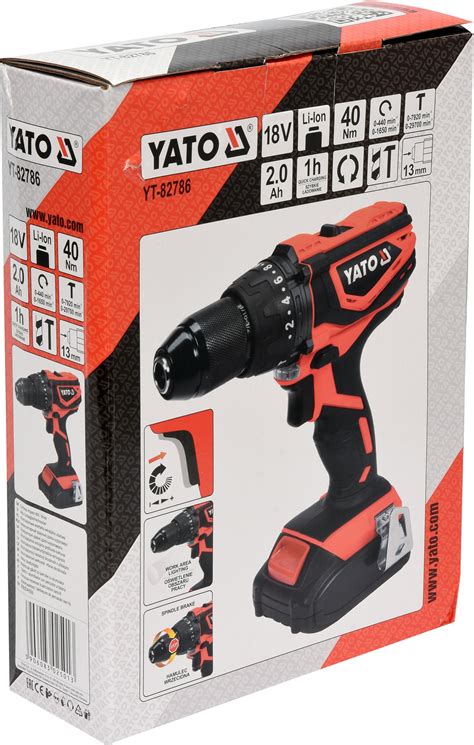 Autofiletantă Percuție Cu Acumulator Li Ion 18v 40 Nm Yato Yt 82786
