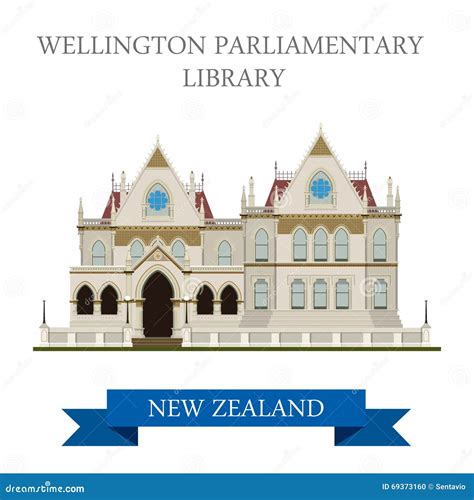 Wellington New Zealand City Map In Retro Style In Golden Color Outline