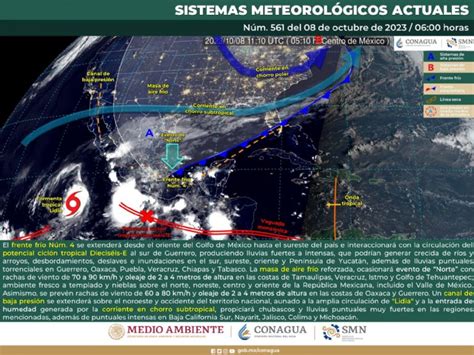 Frente Frío 4 Se Fortalece En Octubre Provocará Lluvias Y Heladas En