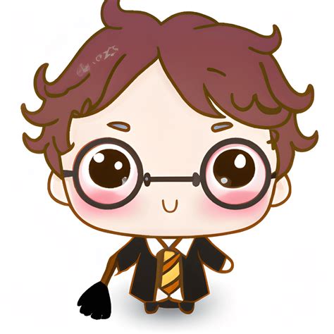 Harry Potter Kawaii Chibi Graphic · Creative Fabrica
