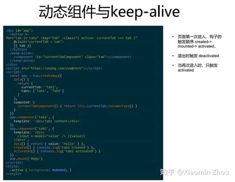 动态组件与keep Alive 笔记 知乎