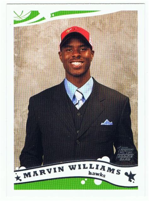 Williams Marvin 2005 06 Topps Rookie Rk Sports Promotions