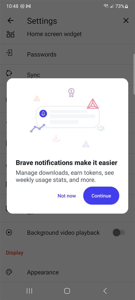 Crash On Startup Due To Notifications Check Issue 27982 Brave