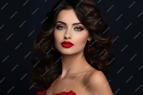 Premium Photo Glamorous Grace Model Photo