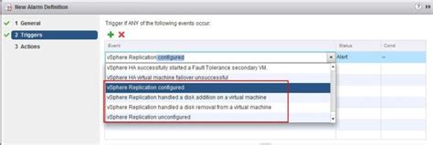 How To Monitor VSphere Replication With VCenter Alarms