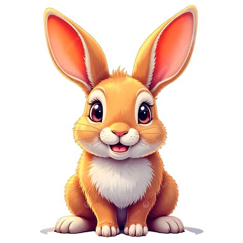 귀엽다 깜찍 아기자기 앙증맞다 만화 토끼 크다 거대하다 표정 눈 눈알 푹신푹신 폭신폭신 주황색 모피 털 귀 흰색 하얀색 희다 배