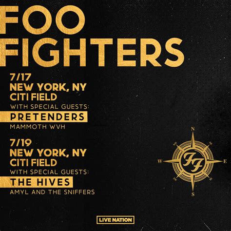 Foo Fighters W Pretenders The Hives More At Citi Field On