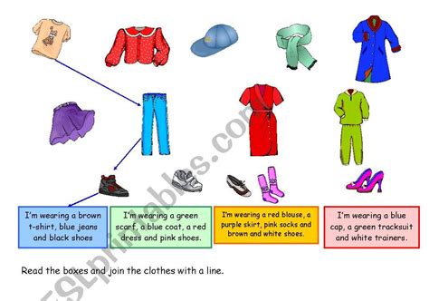 I´m Wearing Esl Worksheet By Poleta