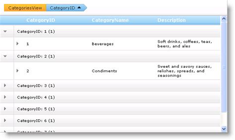 Group Columns From Code Behind Infragistics Aspnet™ Help