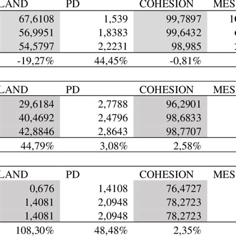 Interpretation Of Spatial Metric Analysis Results Download Scientific