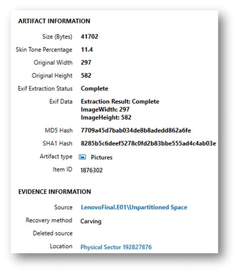 computer artifacts exploring metadata log files registry data and