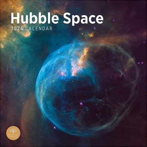 2024 Hubble Space Monthly Wall Calendar By Bright Day 12 X 12 Inch