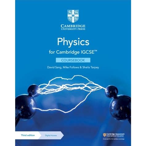 Cambridge Igcse Tm Physics Coursebook With Digital Access Years