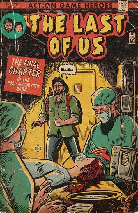 The Last Of Us Ending Comic Cover Fan Art Digital Art By Rose Shul