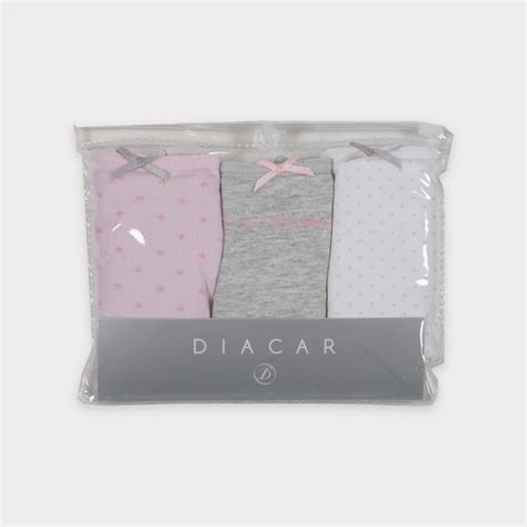 Braga Niña X3 Algodón Elastano Diacar